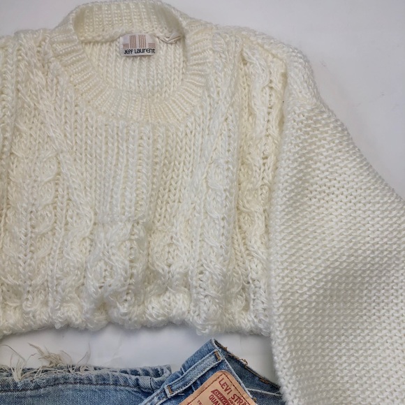 Sweaters | Vintage Rework Crop Sweater | Poshmark